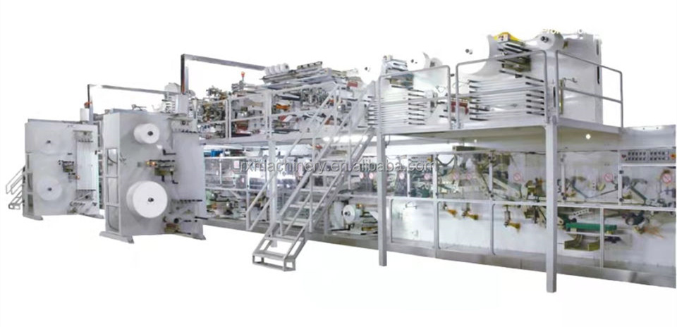 Full Automatic High Capacity Diaper Machine With Packaging System ...